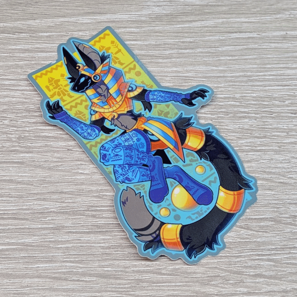 Proto Glyph Sticker – Angy Paws